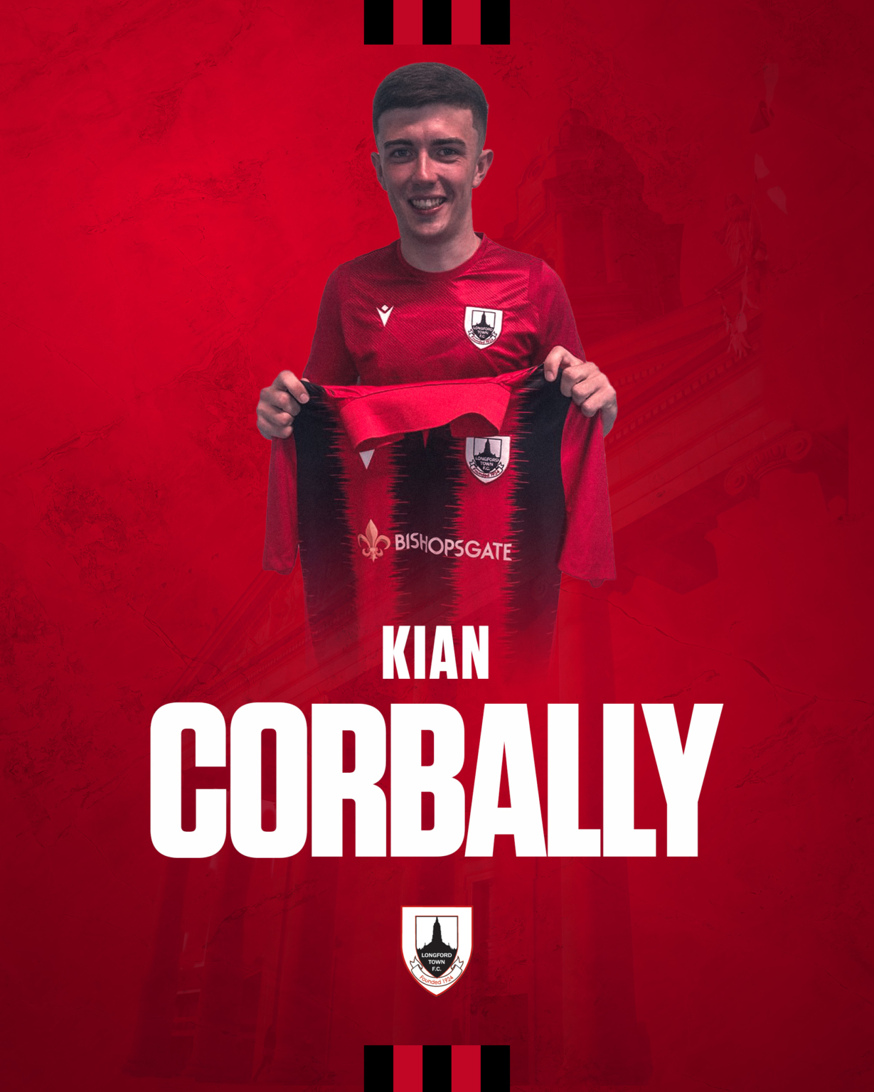 Kian Corbally signs on loan! – Longford Town FC