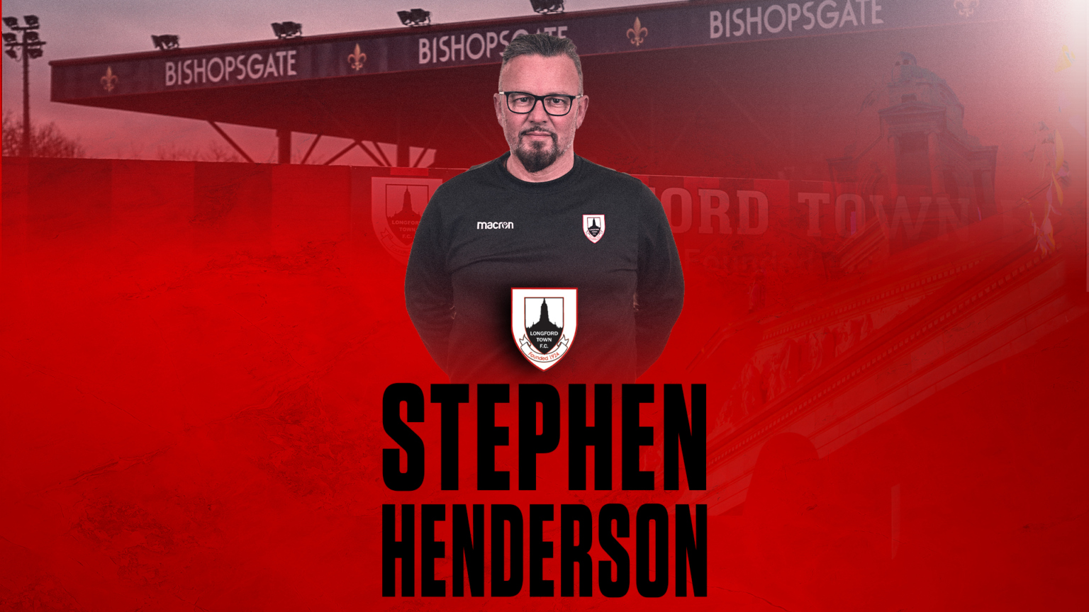 Stephen Henderson appointed Manager – Longford Town FC