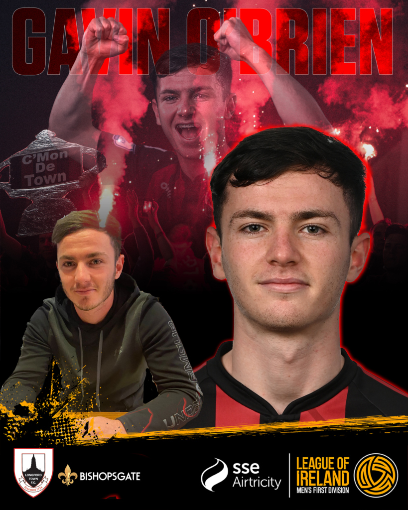 Gavin O’Brien Signs for 2023! – Longford Town FC