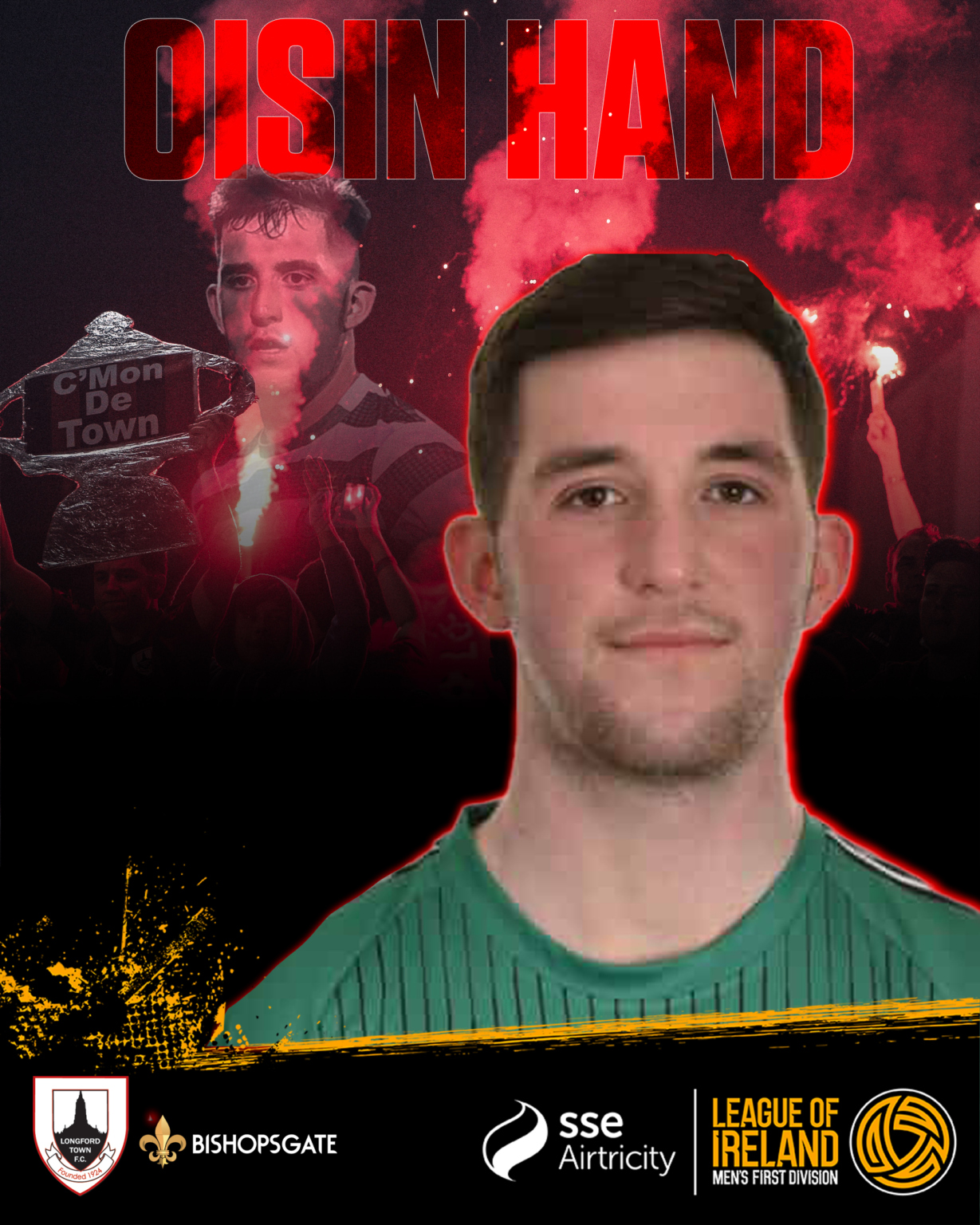 Oisin Hand Signs for 2023! – Longford Town FC