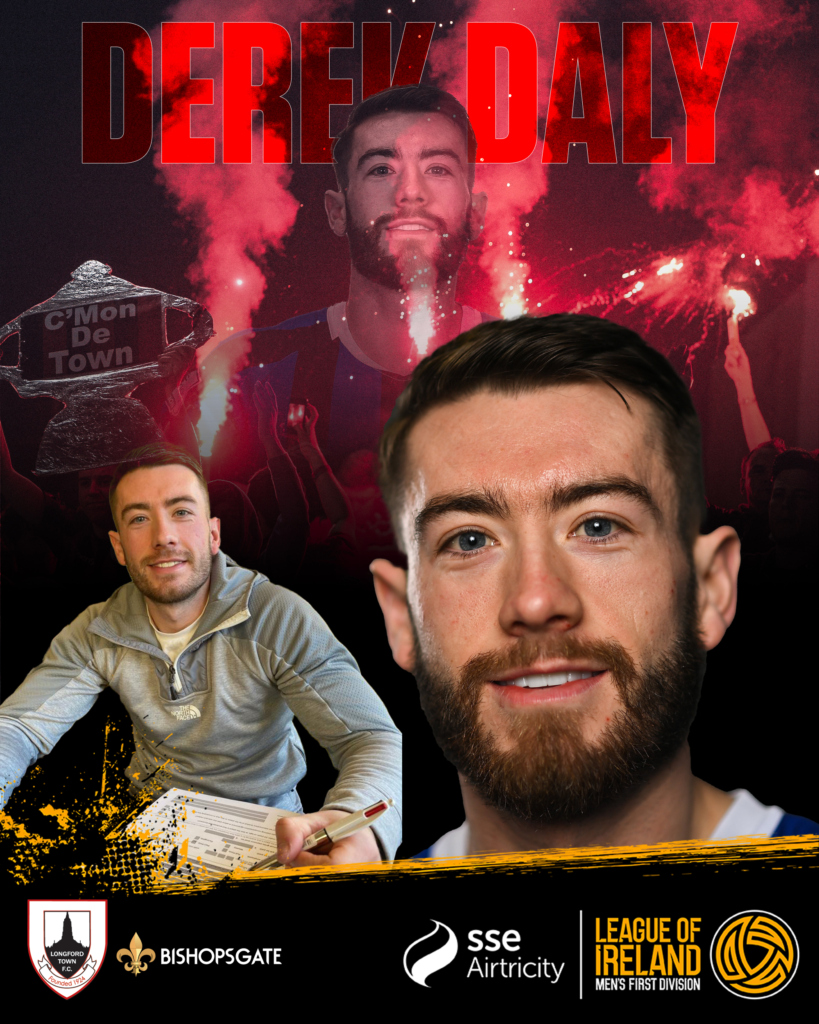 Derek Daly Signs for 2023! – Longford Town FC