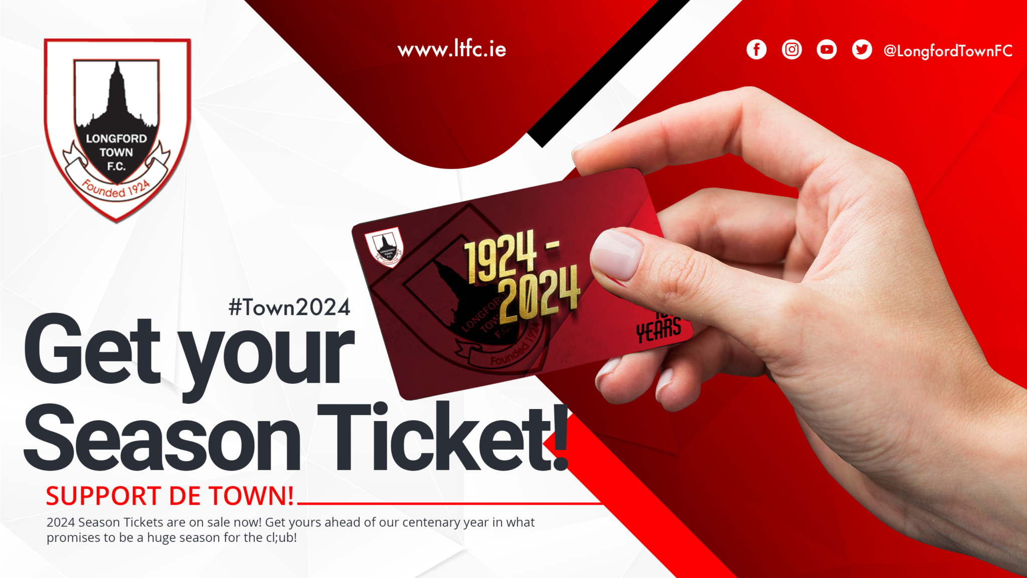 2024 Season Tickets On Sale Now! – Longford Town FC