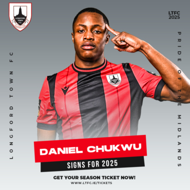 Daniel Chukwu Signs for 2025! – Longford Town FC