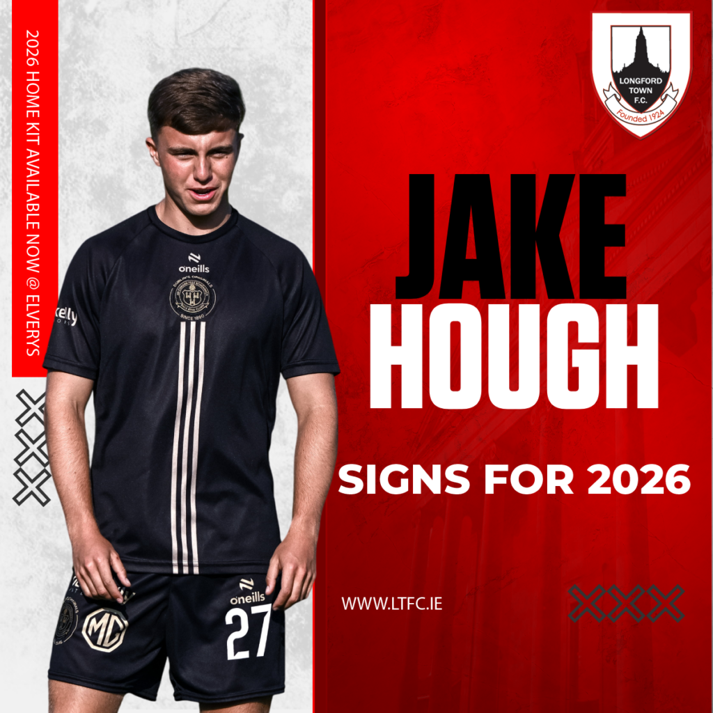 Jake Hough signs for 2026! – Longford Town FC